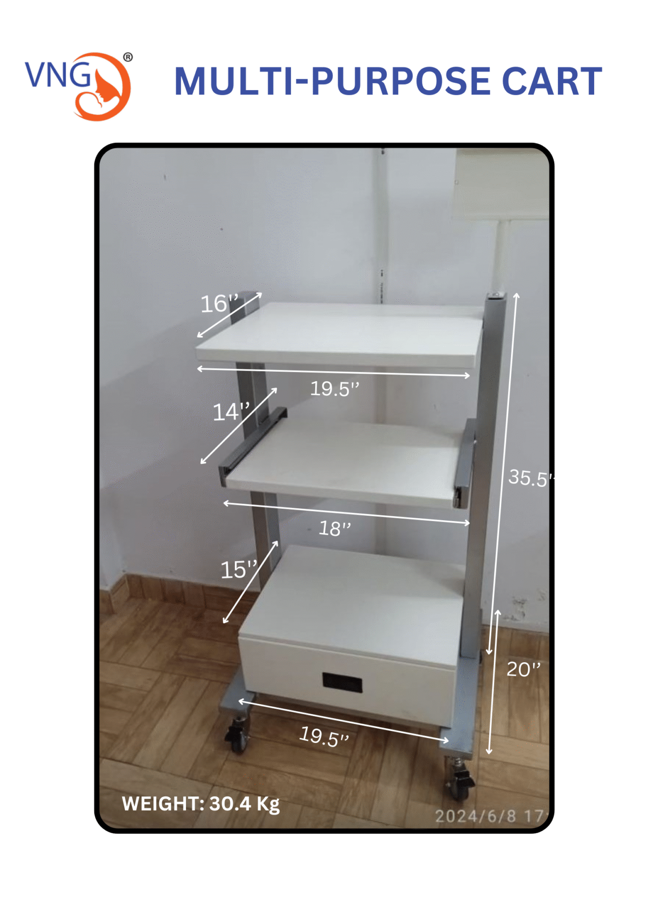 Multi purpose cart - VNG Medical